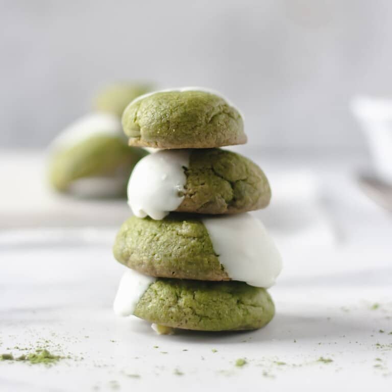 Matcha and White Chocolate Cookies