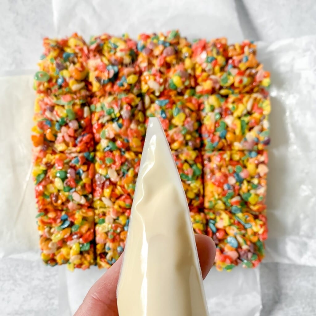 Easy fruity pebbles treats